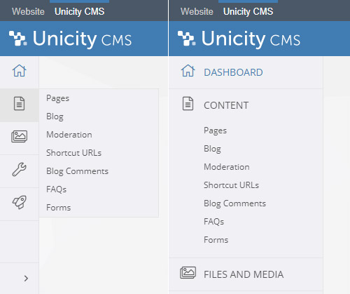 The Unicity interface - Unicity